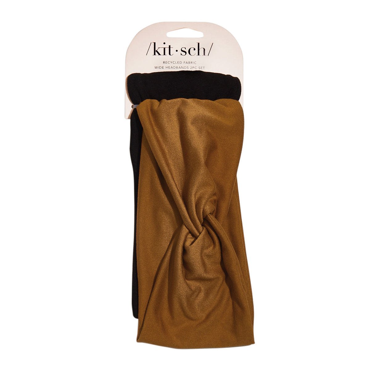 Click here for Kitsch Recycled Fabric Wide Headband 2 pc Set prices