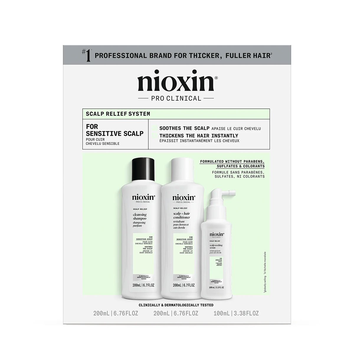 Click here for Nioxin Scalp Relief System Kit prices