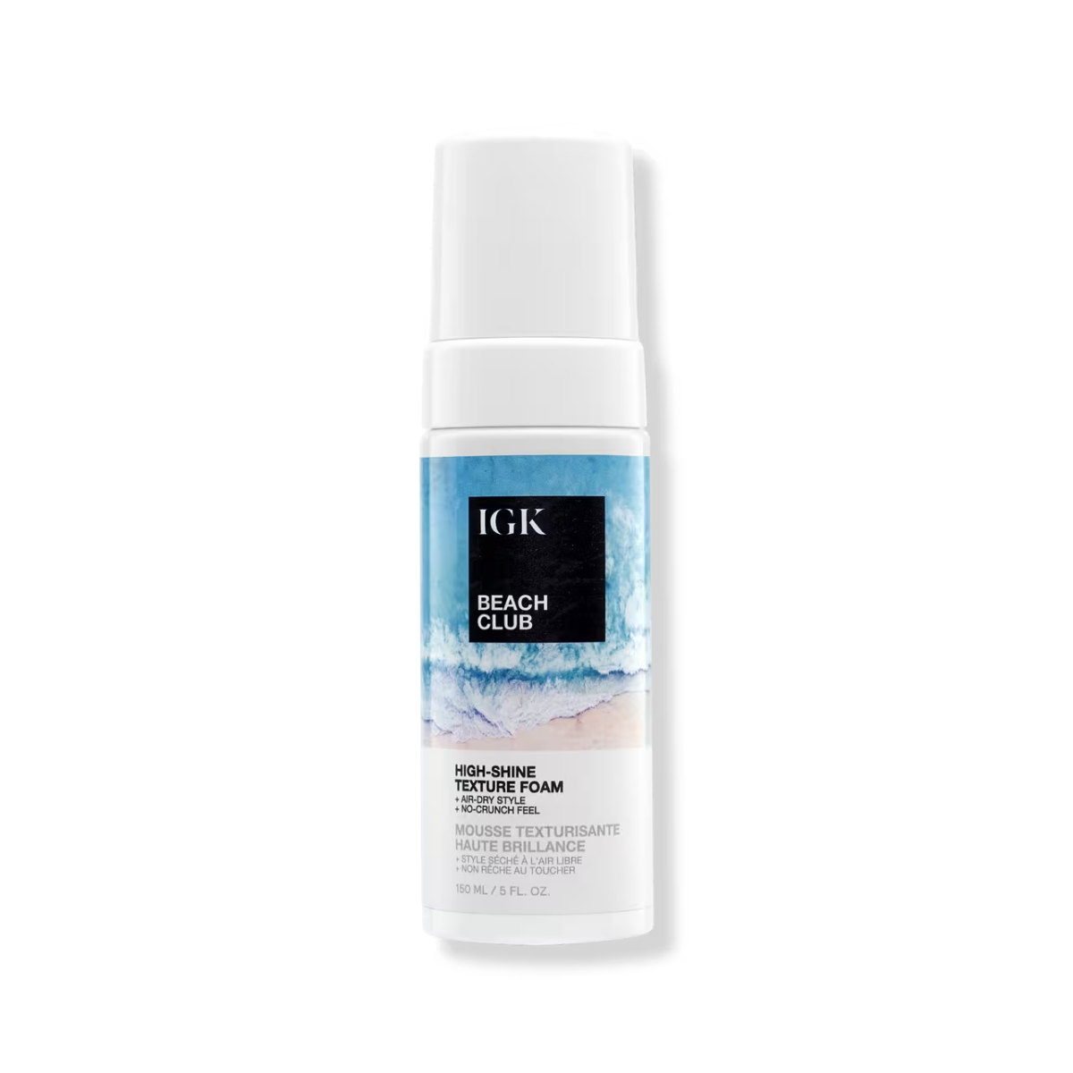 Click here for Igk Hair Beach Club High Shine Texture Foam 5 oz. prices