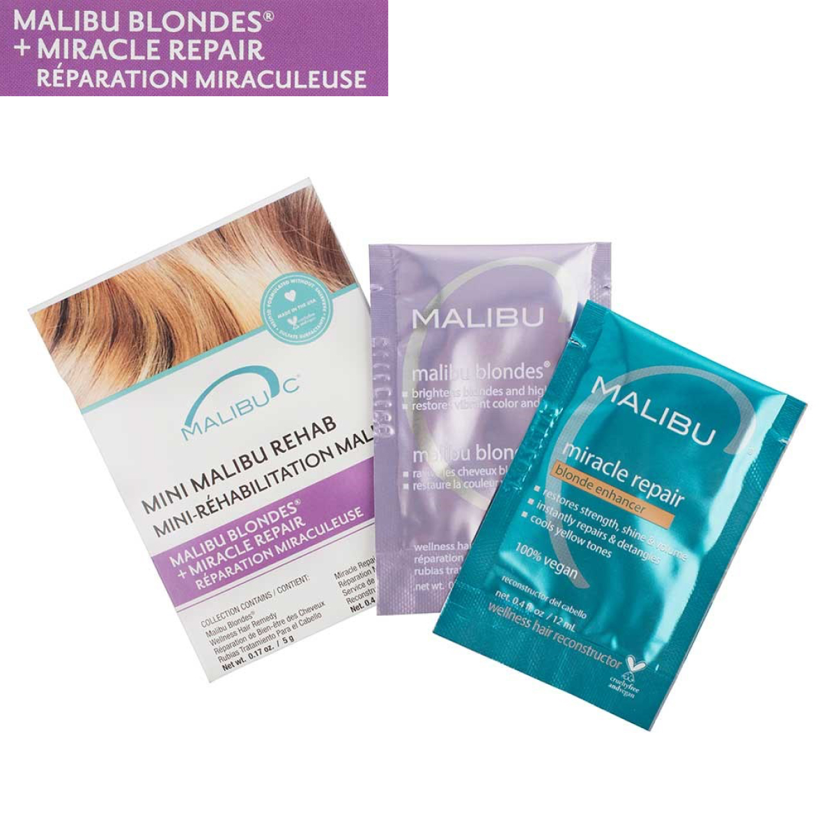 Click here for Malibu C Mini Malibu Rehab Blondes Kit prices