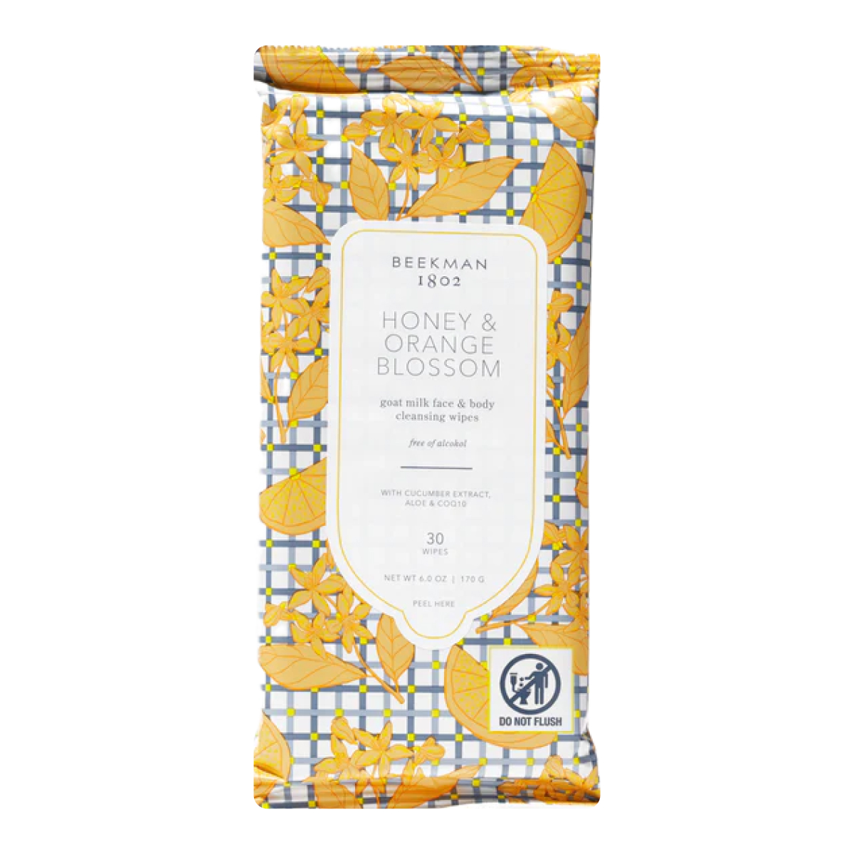 Click here for Beekman 1802 Honey & Orange Blossom Face Wipes prices