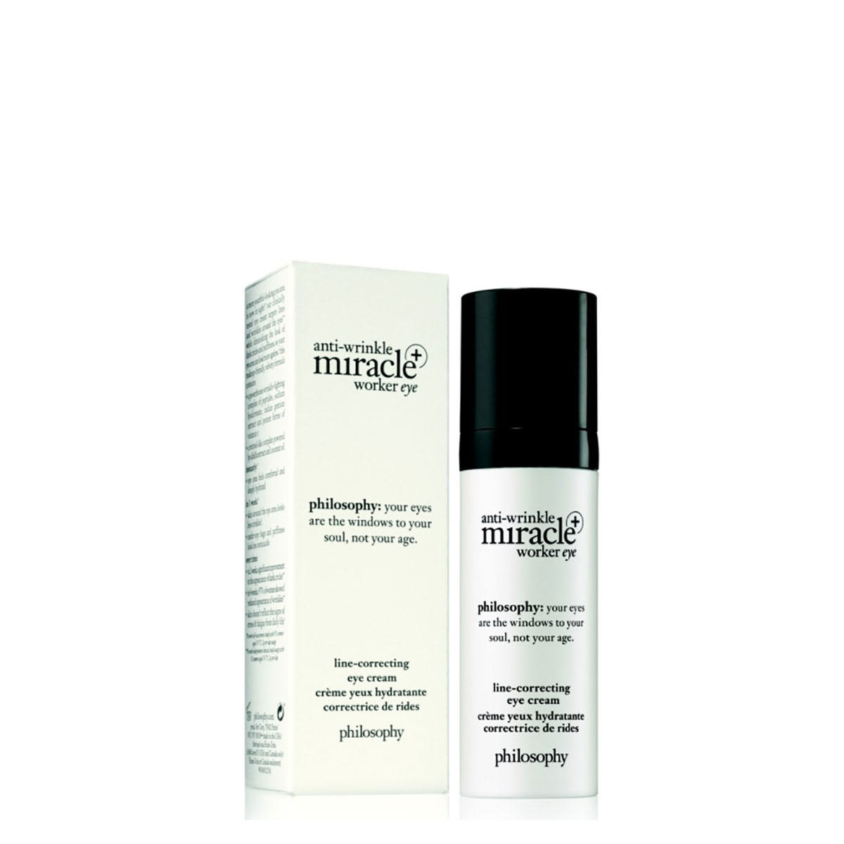 philosophy Anti-Wrinkle Miracle Worker+ Line-Correcting Eye Cream  0.5-oz.