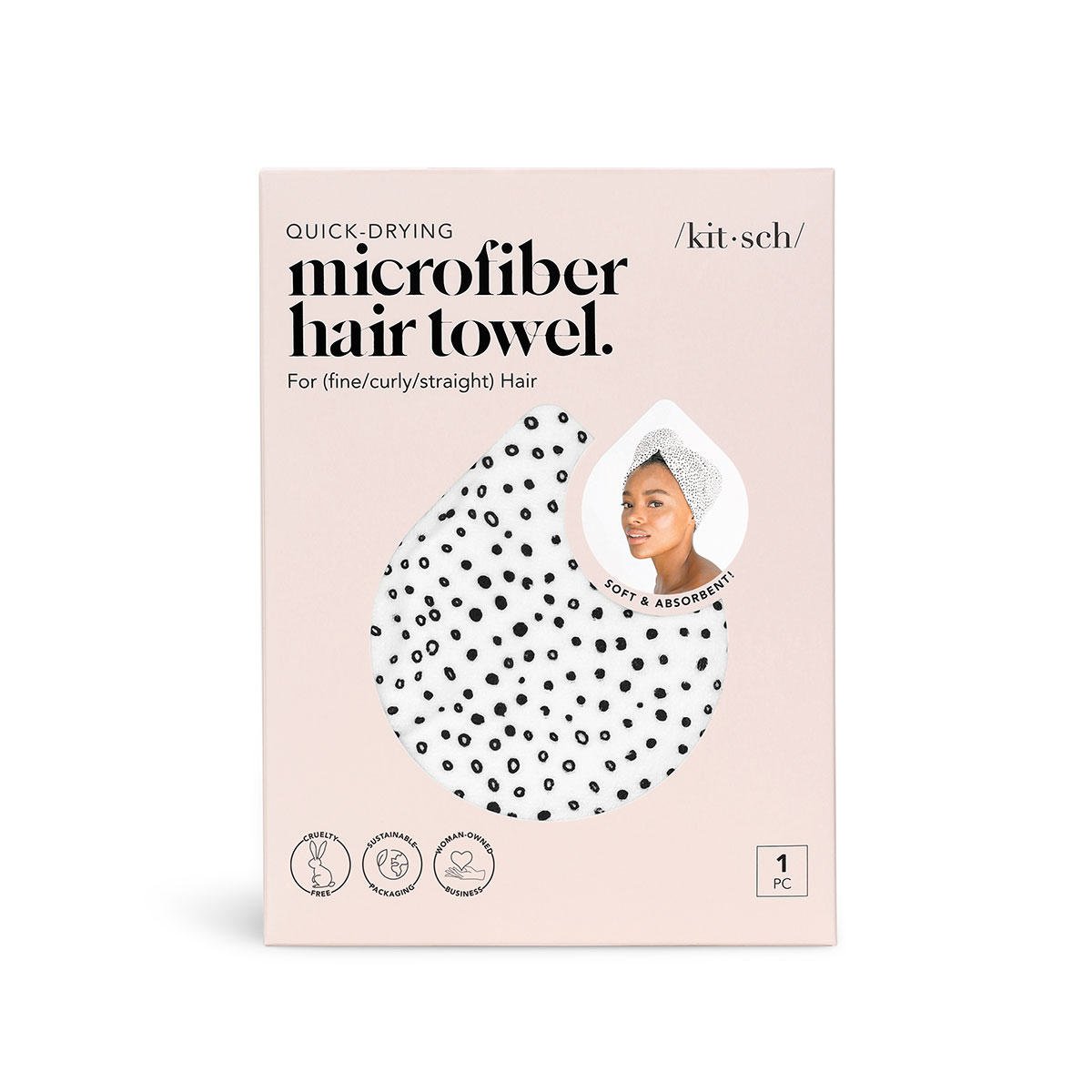 Click here for Kitsch Microfiber Hair Towel prices