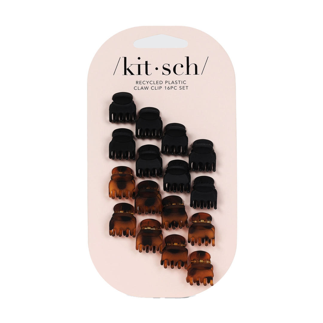 Click here for Kitsch Recycled Plastic Mini Claw Clip 16 pc prices