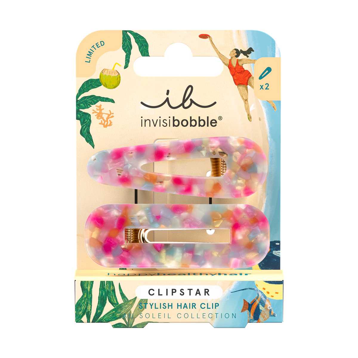 Click here for Invisibobble CLIPSTAR Au Soleil Dazzling Wave 2 pc prices
